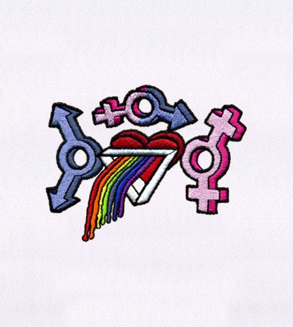 Gender Symbol Embroidery Design Symbol Embroidery Design | Etsy