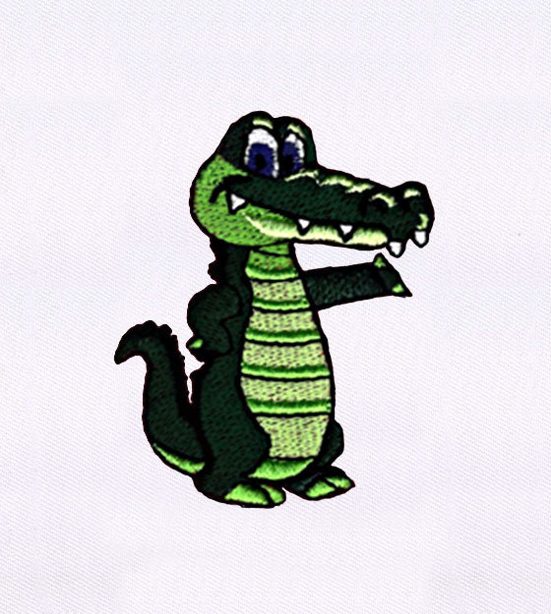 Playful Little Alligator Embroidery Design |reptile Embroidery Design ...