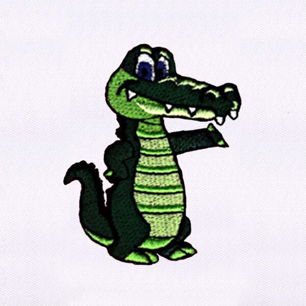 Mini Alligator Embroidery Design - Etsy