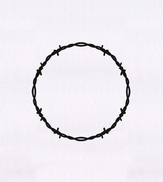 Barbed Wire Circle Quilting Embroidery Design |wire Border Embroidery ...