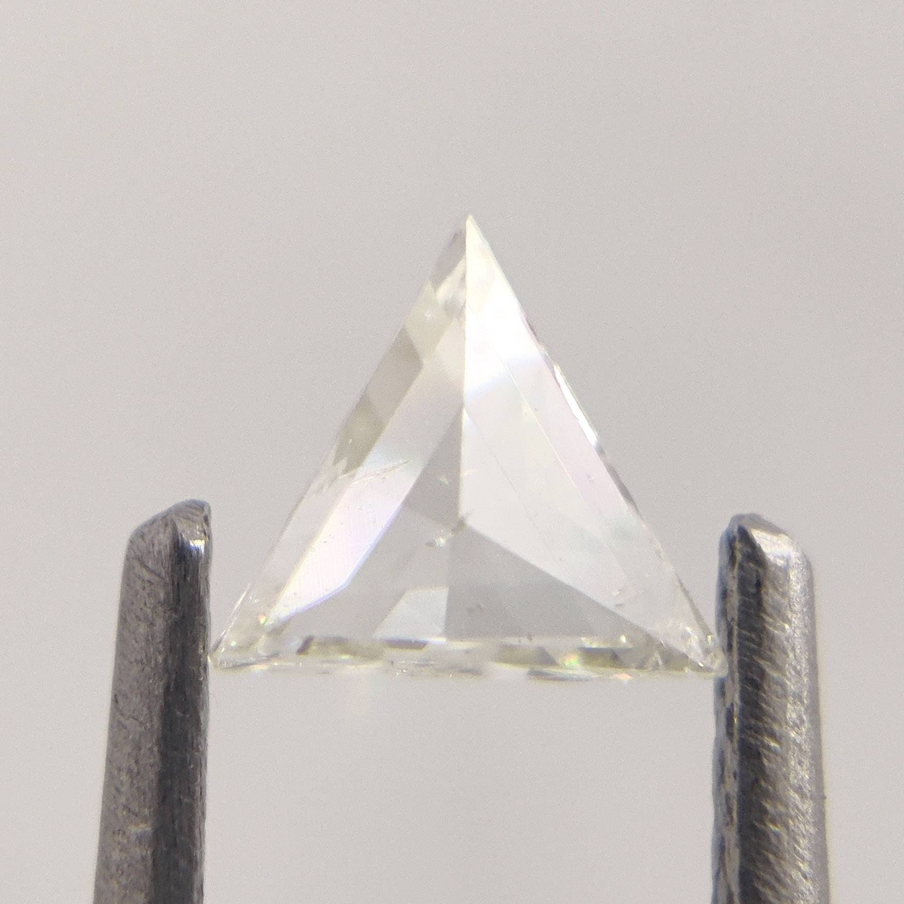 0.23 Ct 4.34.9 Mm,natural Loose Diamond White Color Triangle Shape ...