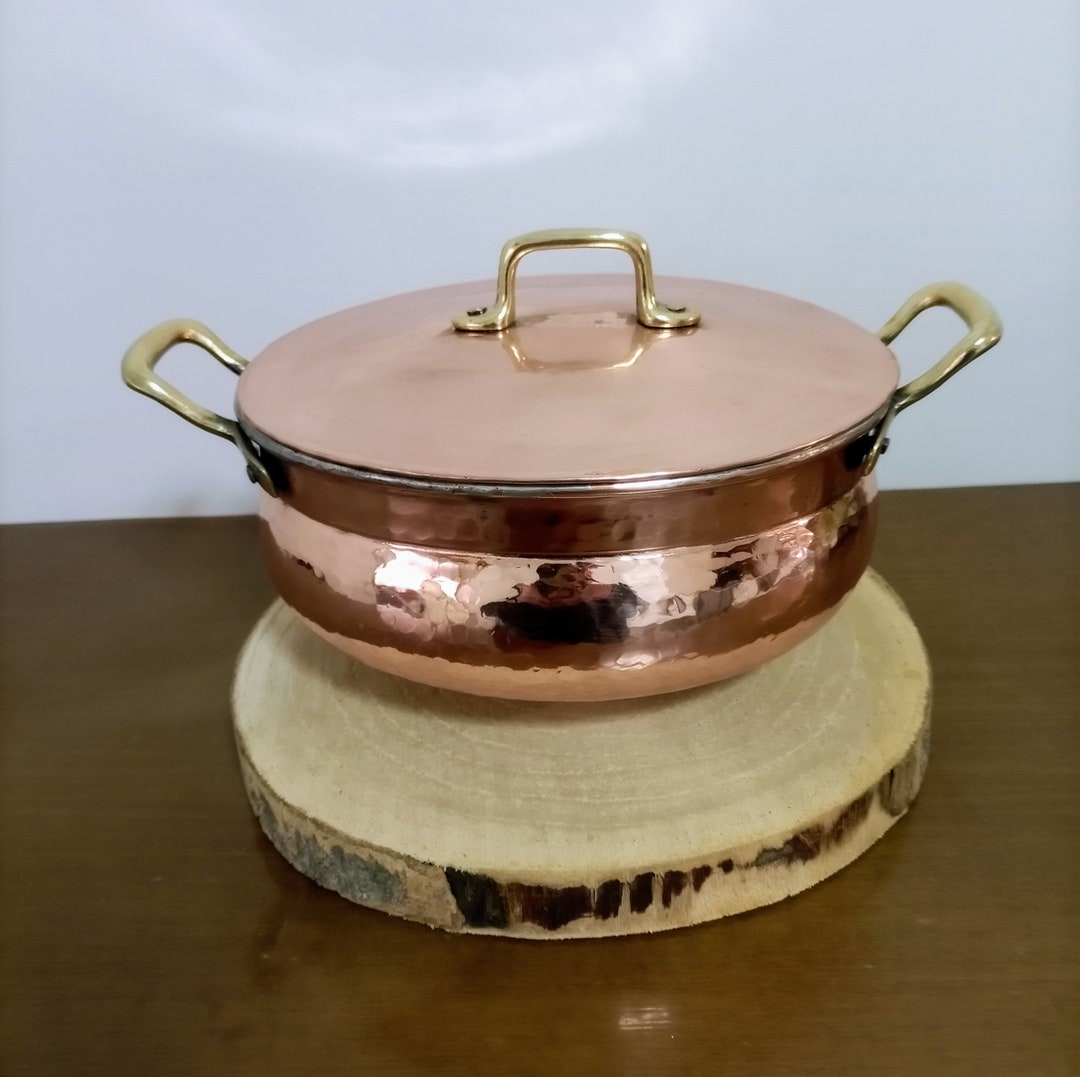 Vintage Copper Pot/restored Copper Pot/vintage Copper Pot/handmade ...