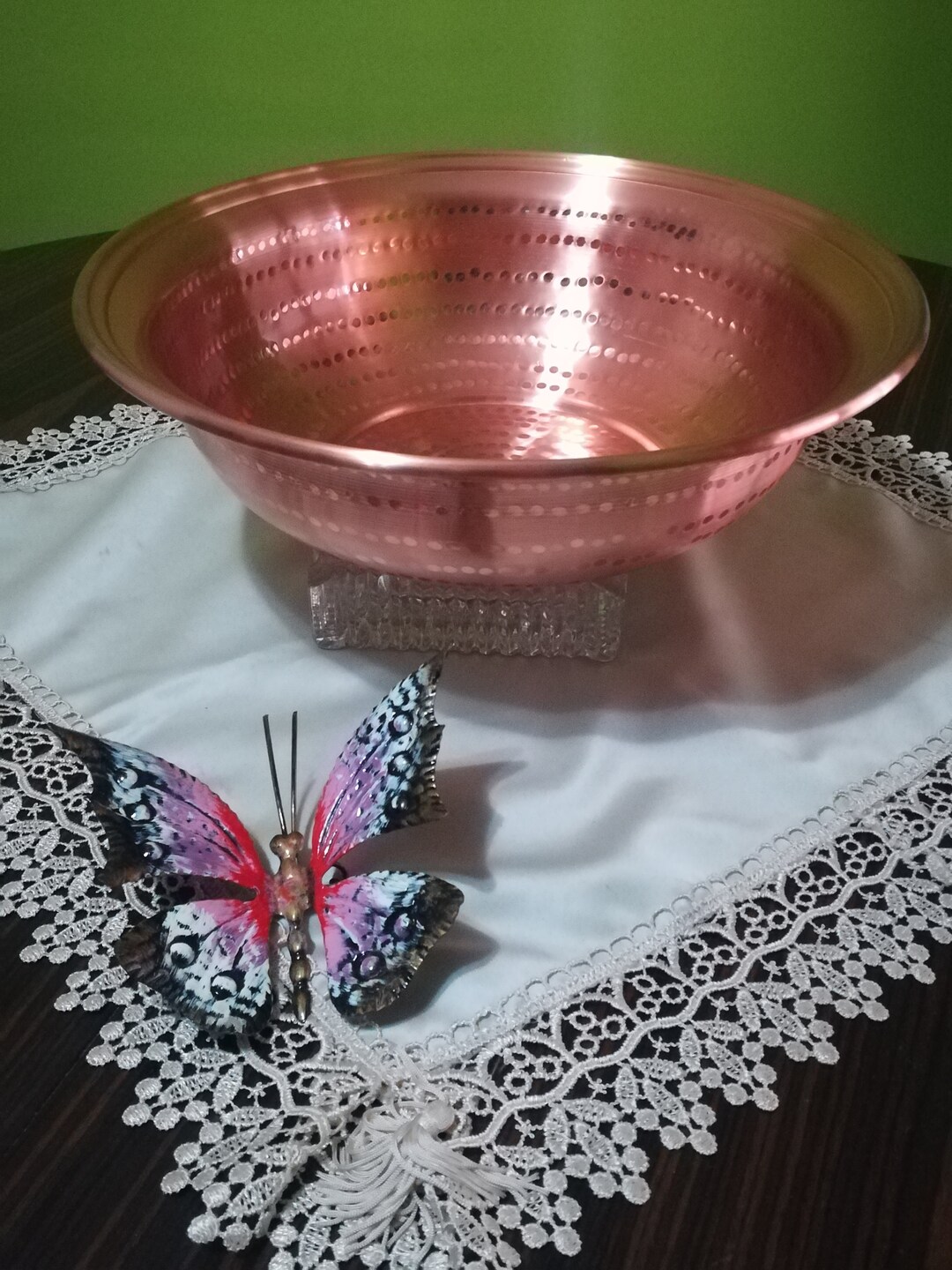 Copper Basin / Bowl / Copper Center Board / Bacile / - Etsy