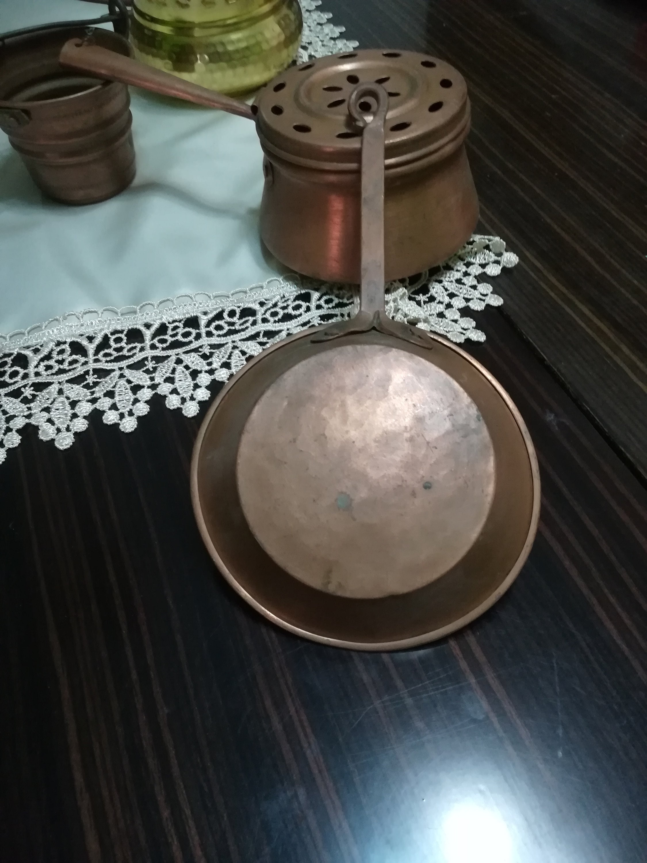 Vintage Copper / Vintage Copper Set / Vintage Copper Objects / 1800 ...