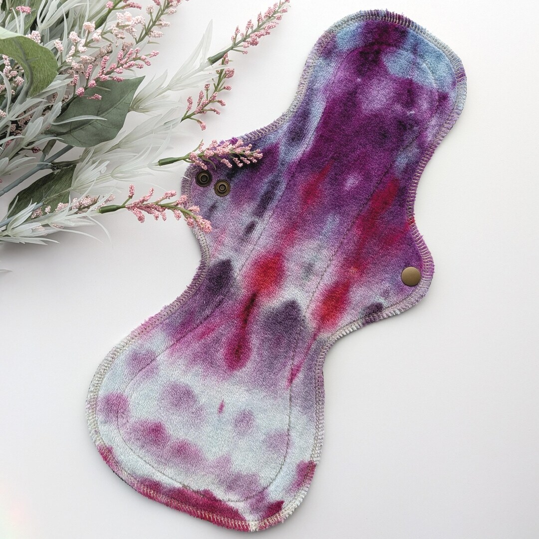 14" Mega Flare Reusable Cloth Pad - Overnight, Heavy Period Pads in ...