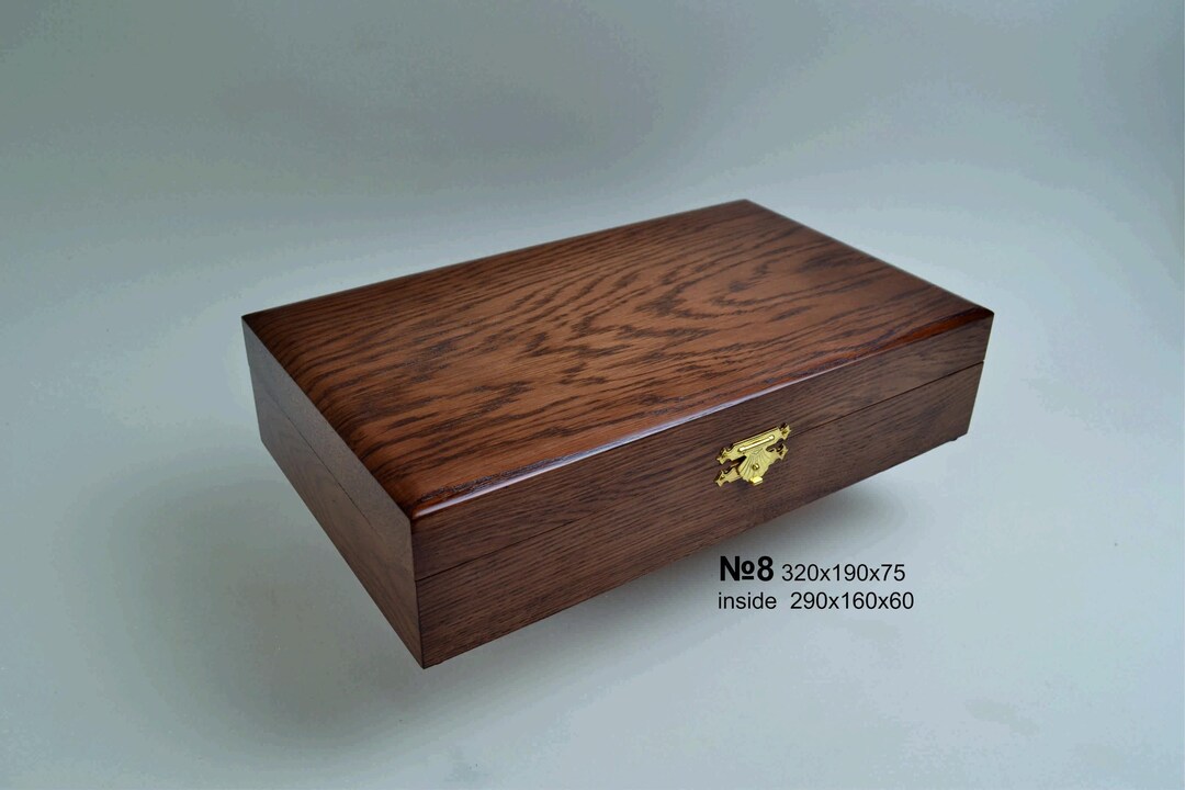 Oak and Walnut Boxes to Choose From for a Gun, Jewerly, Pistol ...