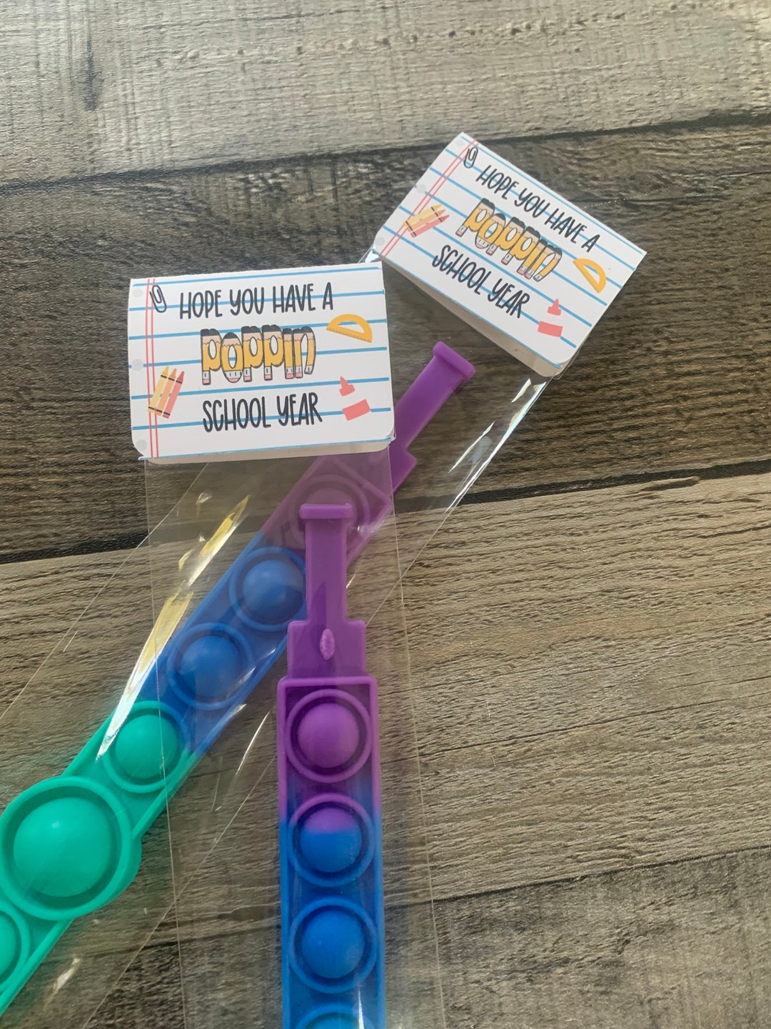 Back to School Pop It Fidget Toy | First Day Favor - Etsy