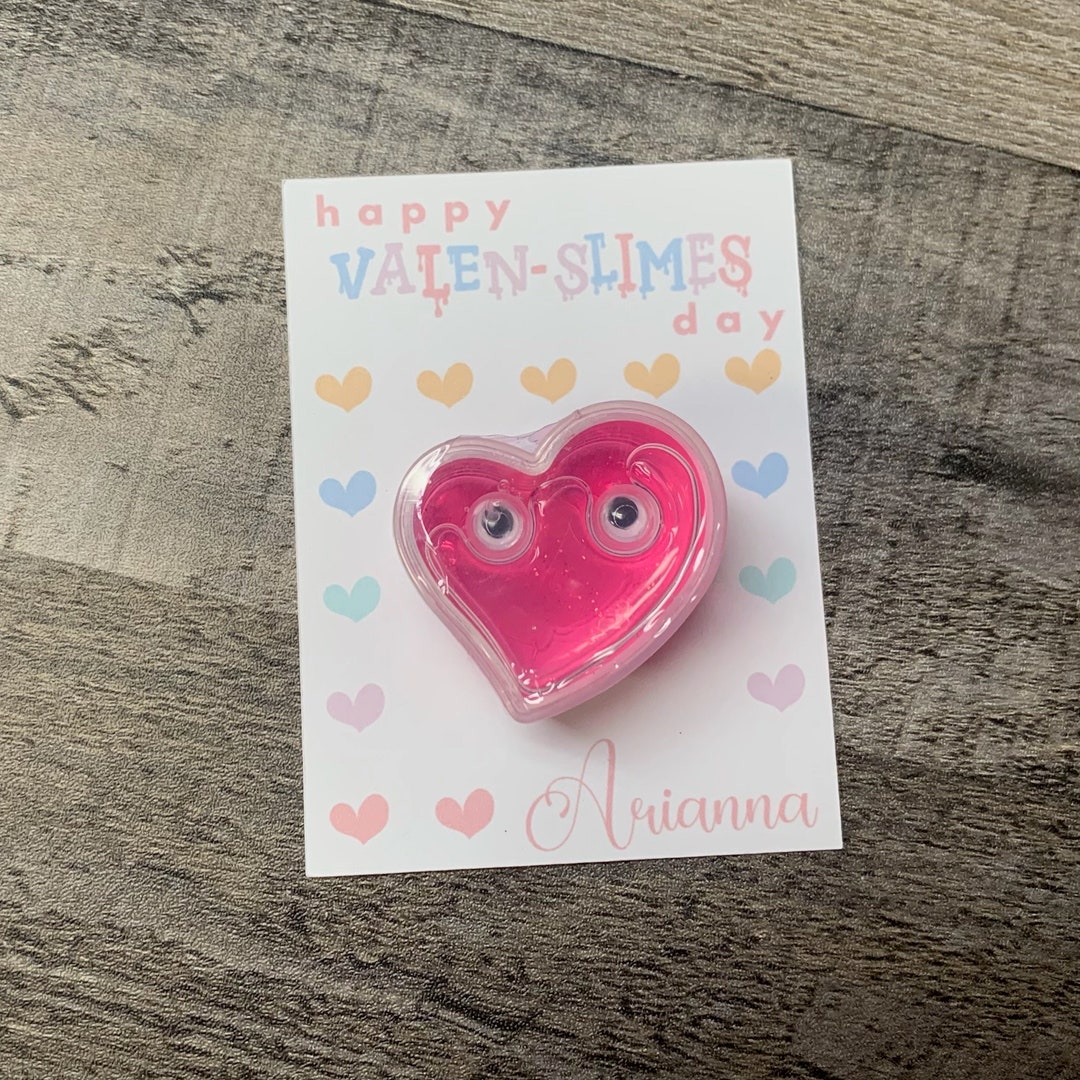 Slime Valentines Gift for Kids Classroom Valentines Day - Etsy