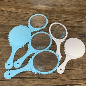 Personalized Handheld Mirror | Custom Mirror | Colorful 10” Plastic ...