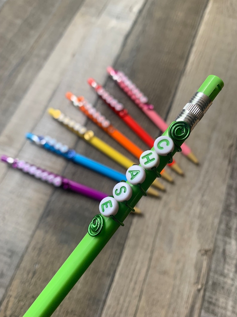 Valentine Personalized Mechanical Pencil | Back to School Party Favor ...