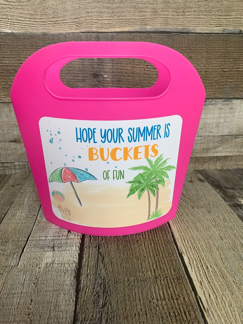 Personalized Summer Fun Bucket | First Day of School Gift - Etsy