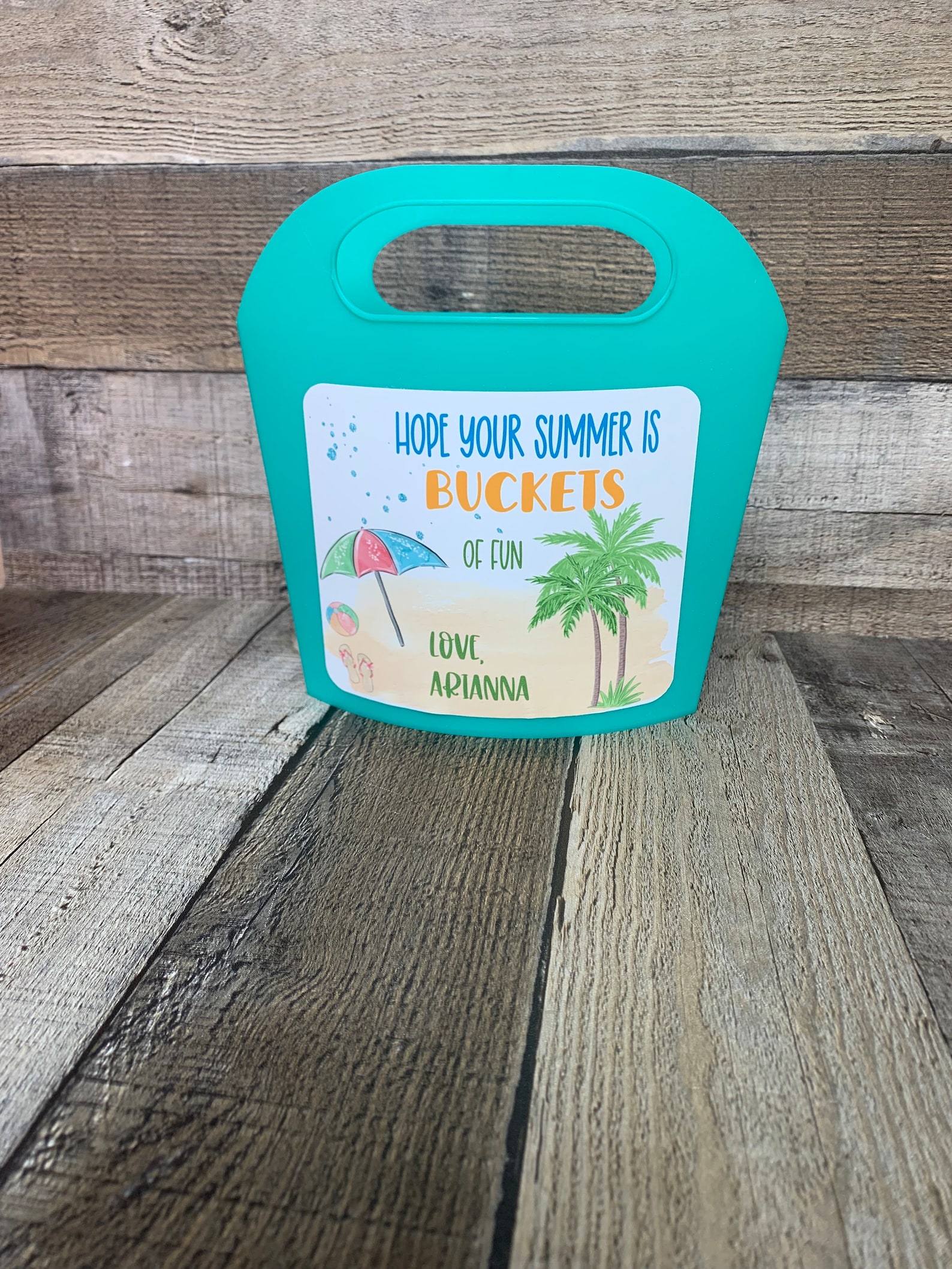 Personalized Summer Fun Bucket | First Day of School Gift - Etsy