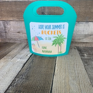 Personalized Summer Fun Bucket | First Day of School Gift - Etsy