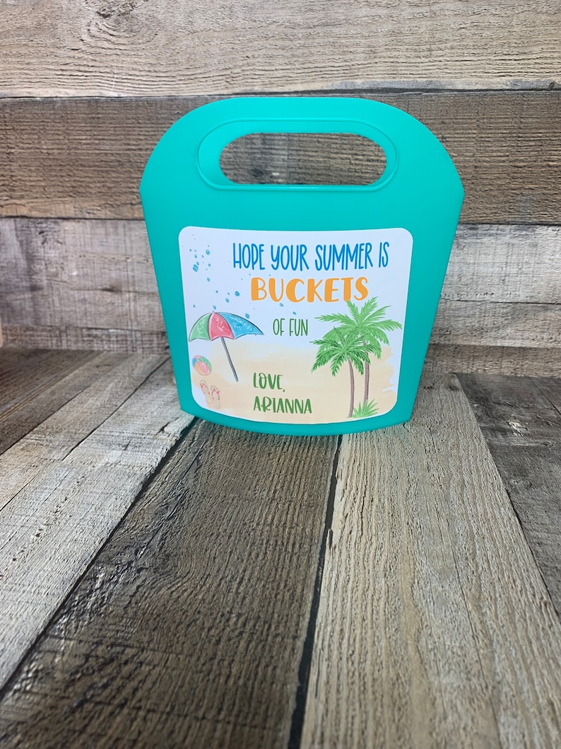 Personalized Summer Fun Bucket | First Day of School Gift - Etsy