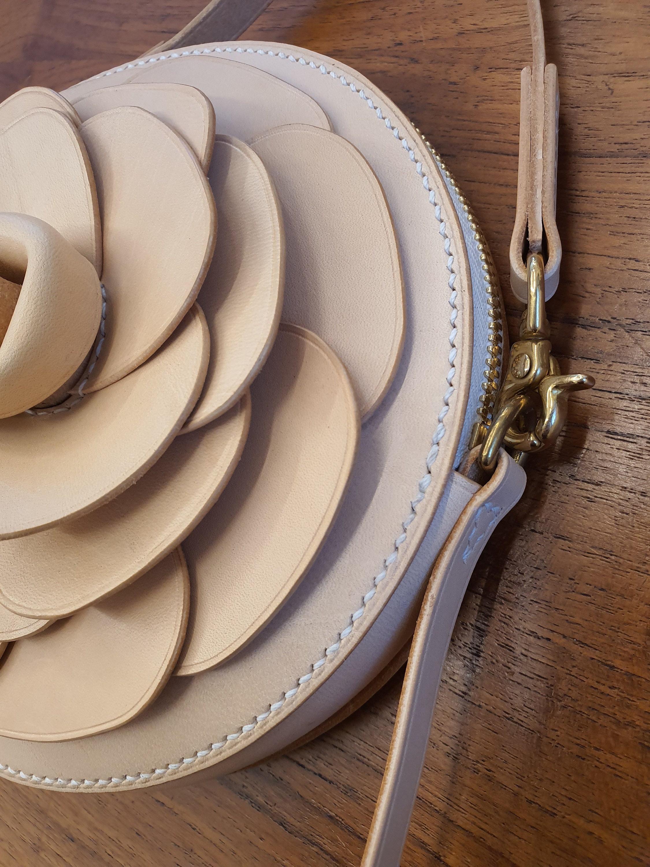 Flower Bag Pattern Pdf File / Template / Leathercraft / Tutorial Video ...