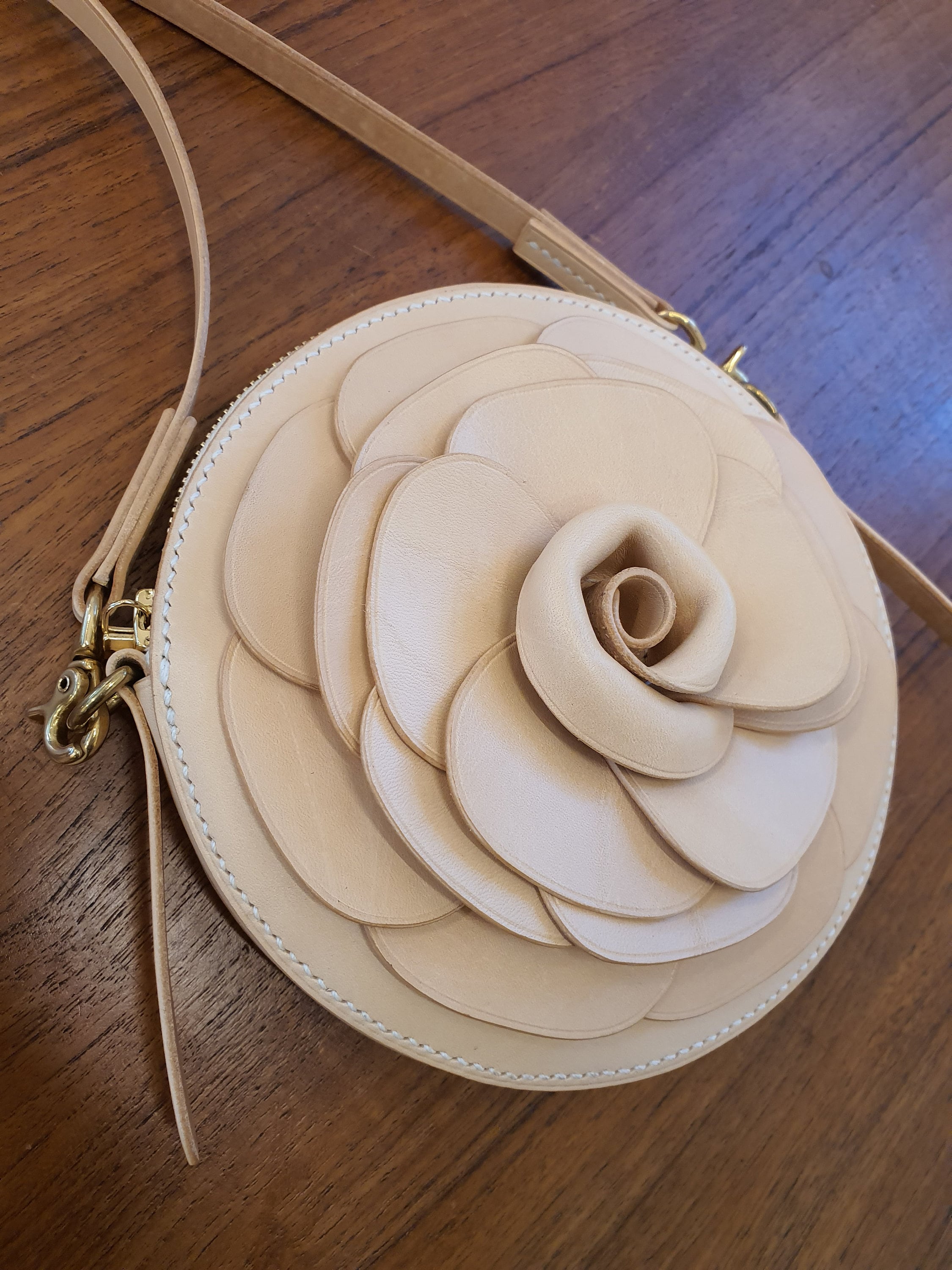 Flower Bag Pattern Pdf File / Template / Leathercraft / Tutorial Video ...
