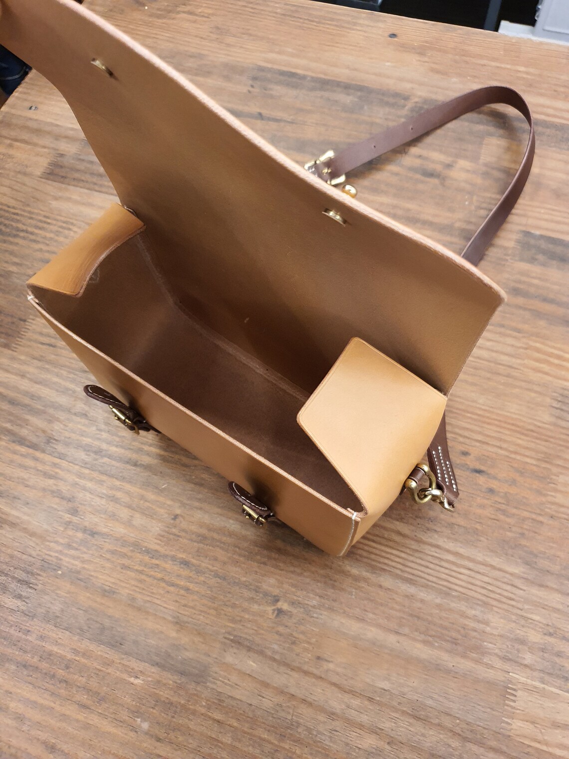 Flap Side Bag Pattern Pdf File / Template / Leathercraft / Tutorial ...