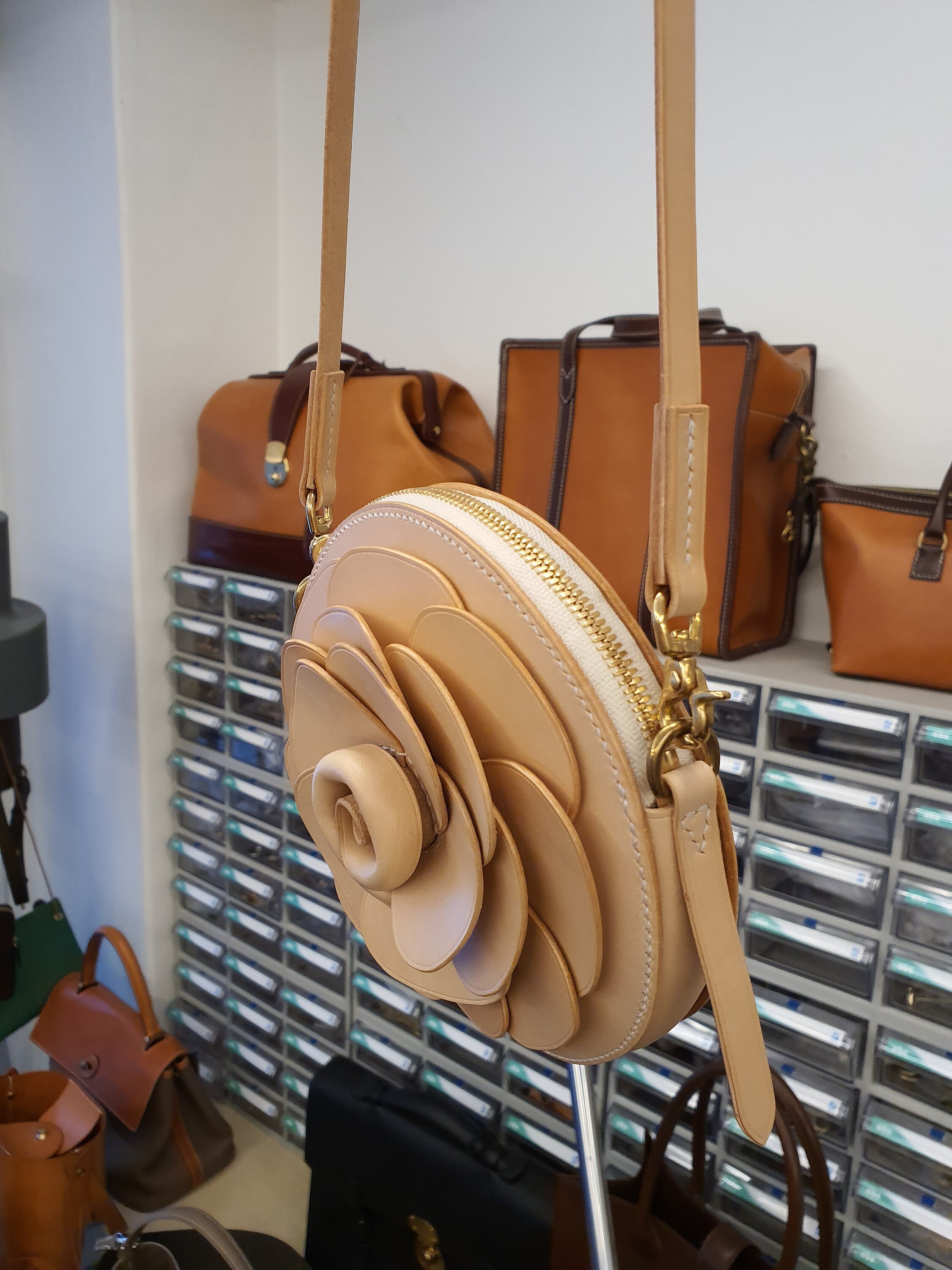 Flower Bag Pattern Pdf File / Template / Leathercraft / Tutorial Video ...