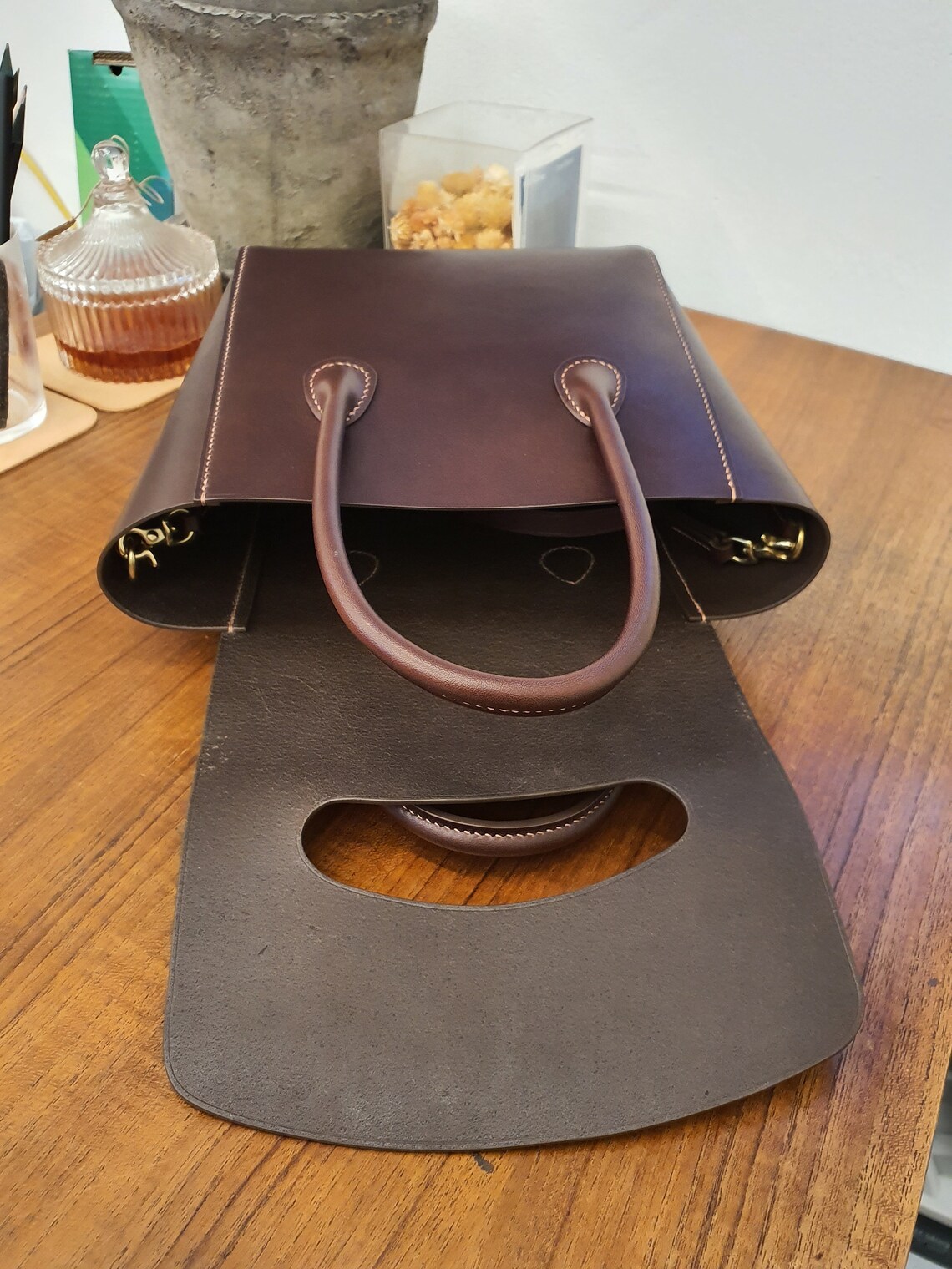 Flap Tote Bag Pattern Pdf File / Template / Leathercraft / | Etsy