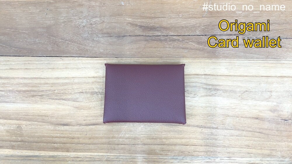 Origami_card_wallet_ Pdf File / Template / Leatherworking/ Tutorial ...