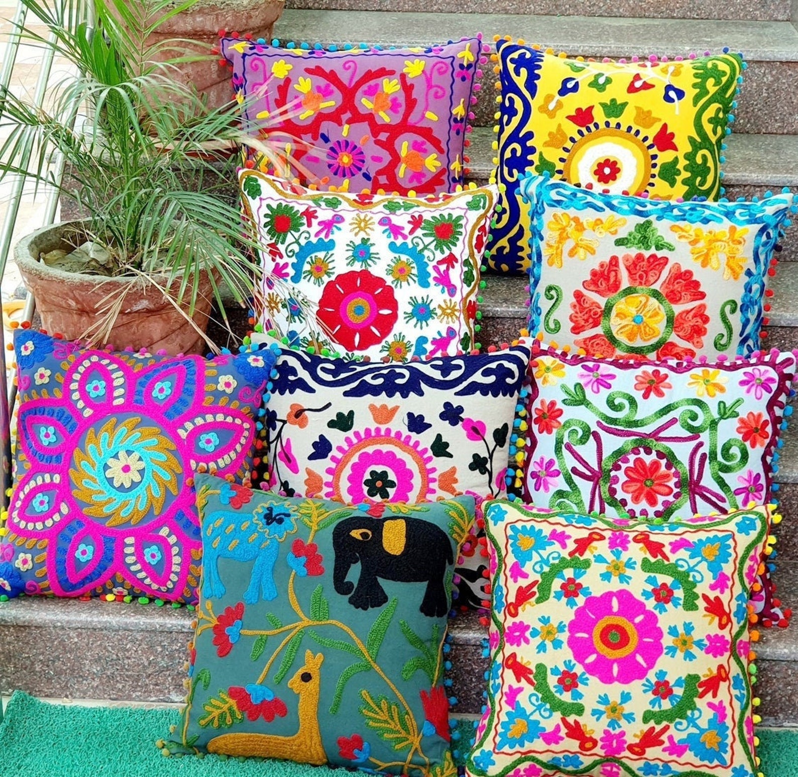 wholesale-lot-of-suzani-cushion-cover-cotton-embroiderer-etsy