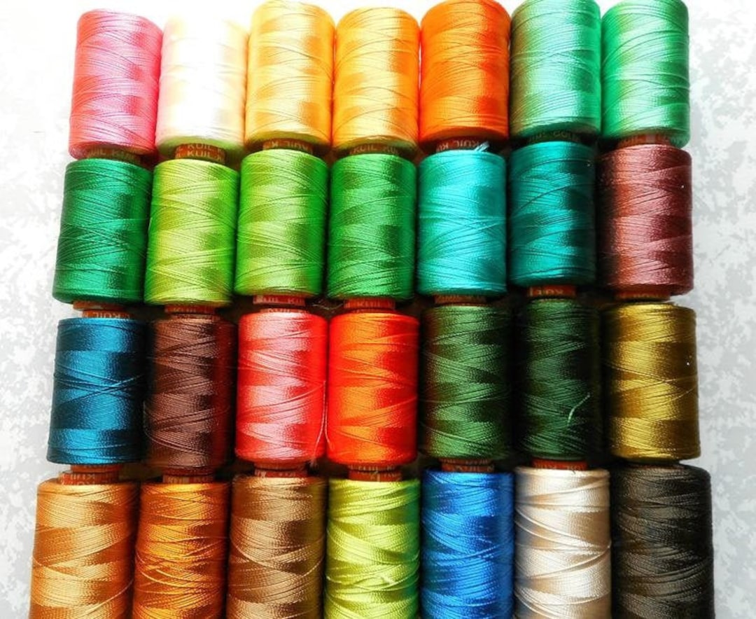 20 Spools of Silk Thread Indian Art Silk Embroidery Threads - Etsy