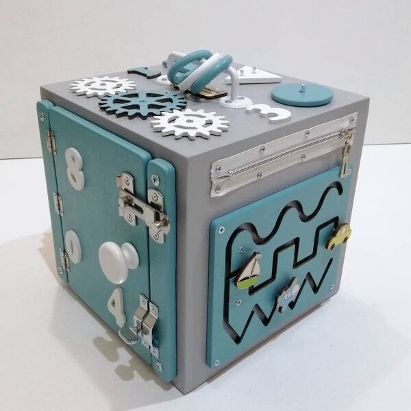 Toddler Busy Box - Etsy