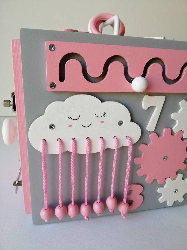 Busy Box Toddler Girl Busy Cube Activity Cube for Toddler - Etsy