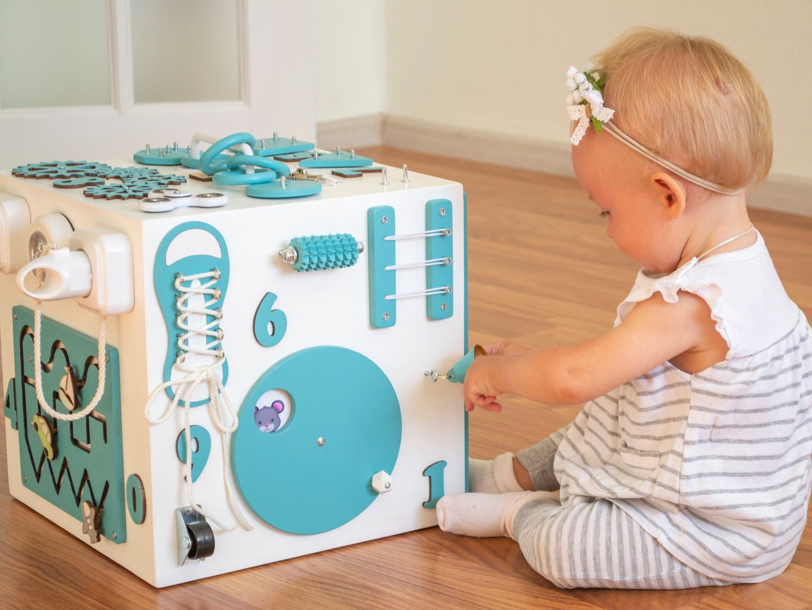 Busy Box Toddler Activity Box Toddler Sensory Box Personalized - Etsy