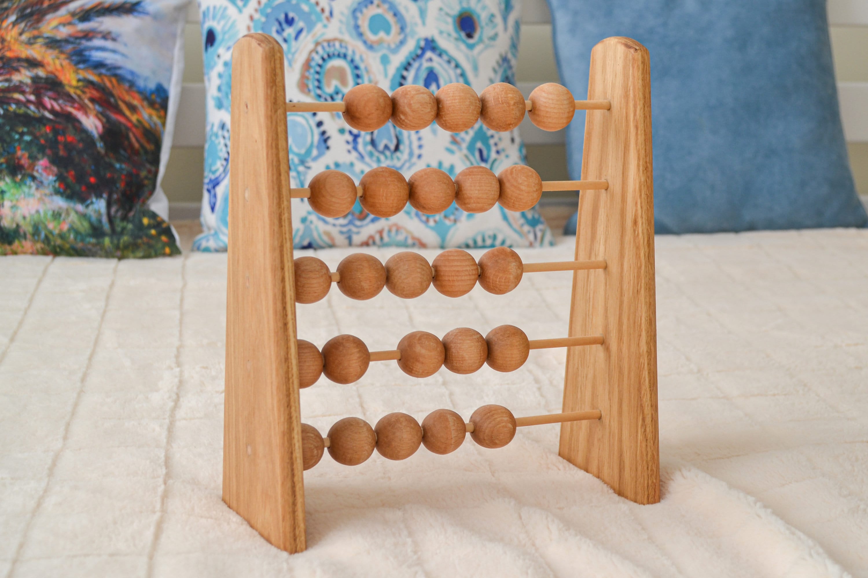 Wooden Abacus Toy First Counting Toy Nursery Abacus Early - Etsy