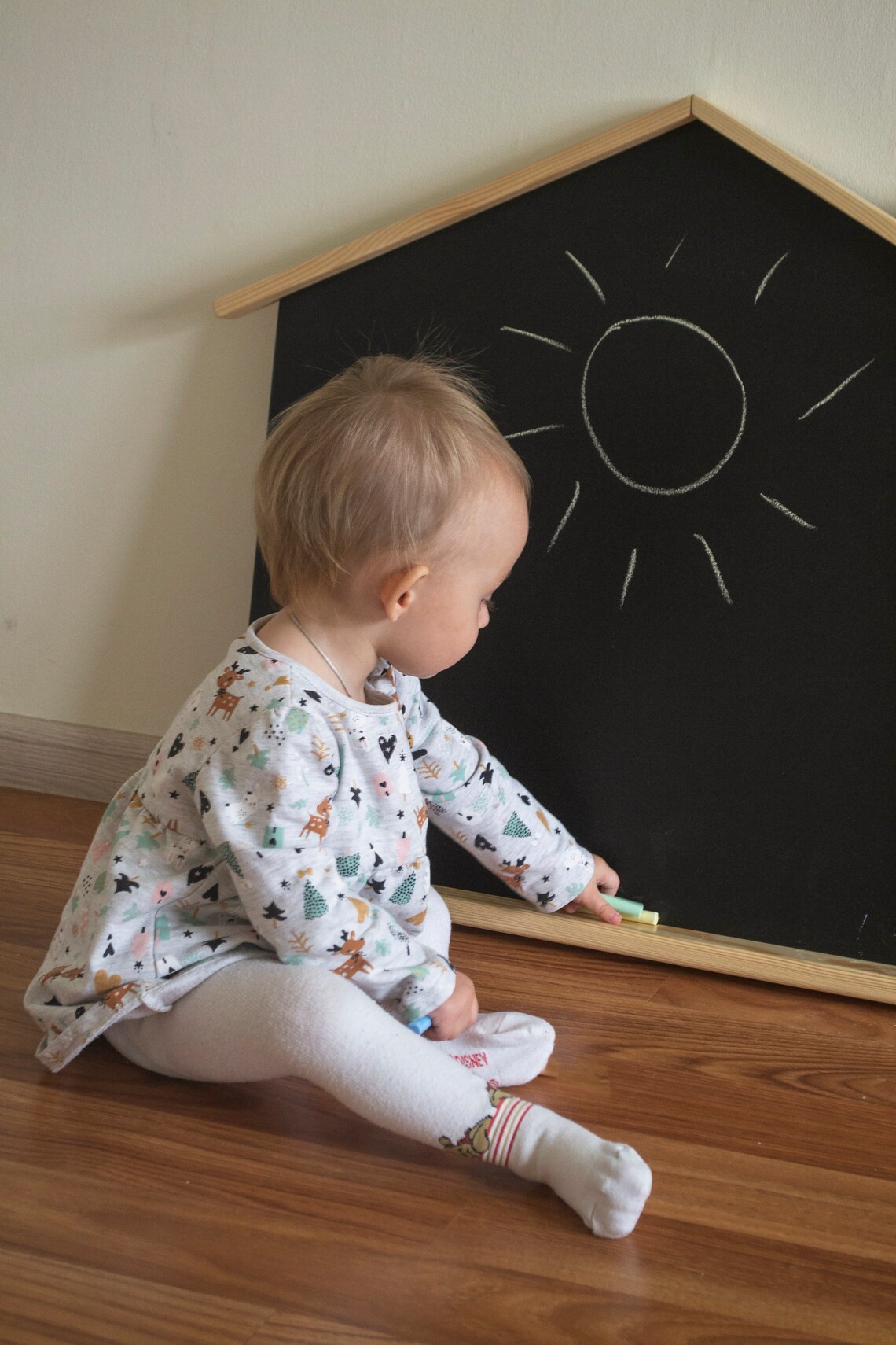 Kids Playroom Chalkboard, Framed Chalkboard, Wall Chalkboard, Toddler ...