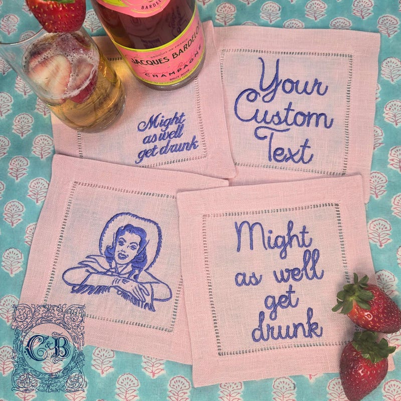 Funny Cocktail Napkins - Etsy