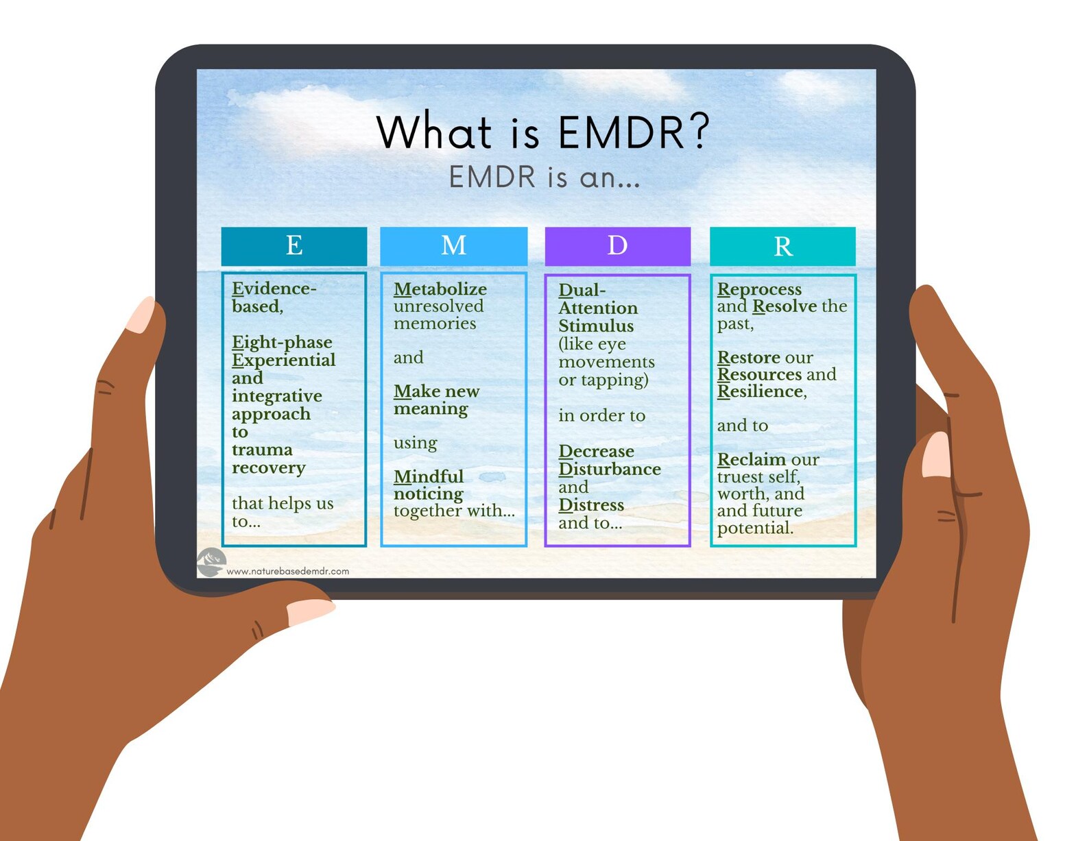 EMDR Explainer Chart - High Definition, Printable, Letter Size - Etsy