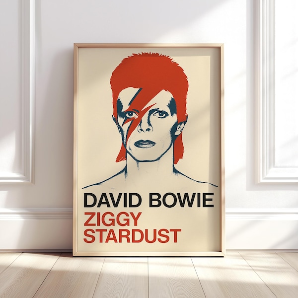 Ziggy Stardust Poster - Etsy UK