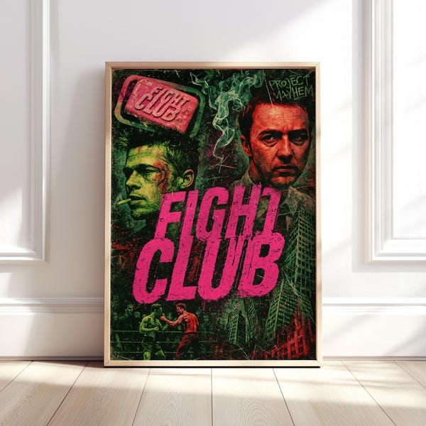 Fight Club Poster - Etsy