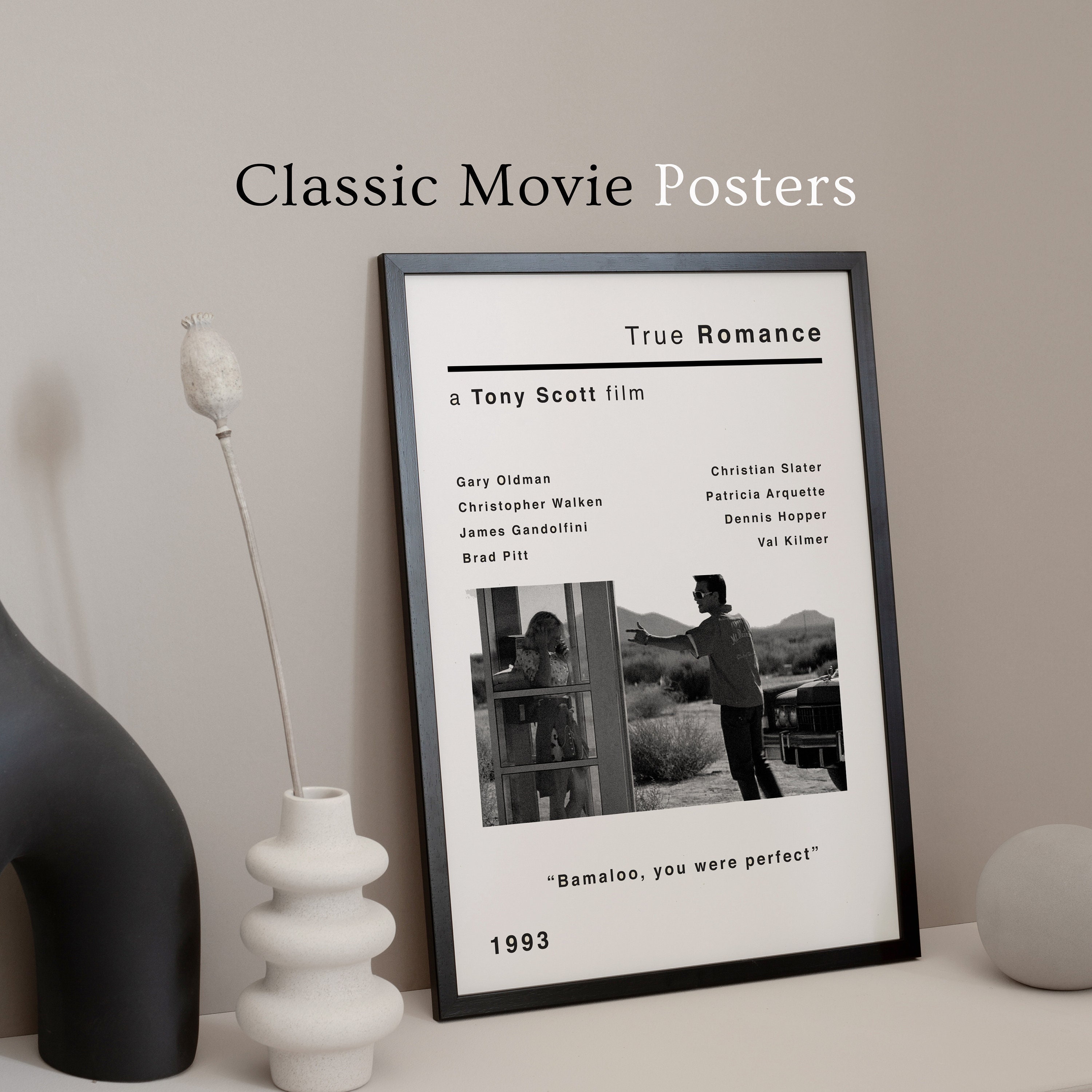 Classic Romance Movie Poster