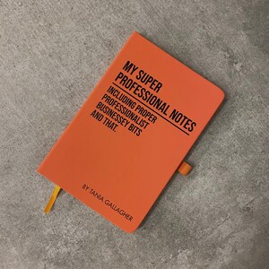 Funny Personalised Notebook | Gift for Colleague, Boss or Manager ...