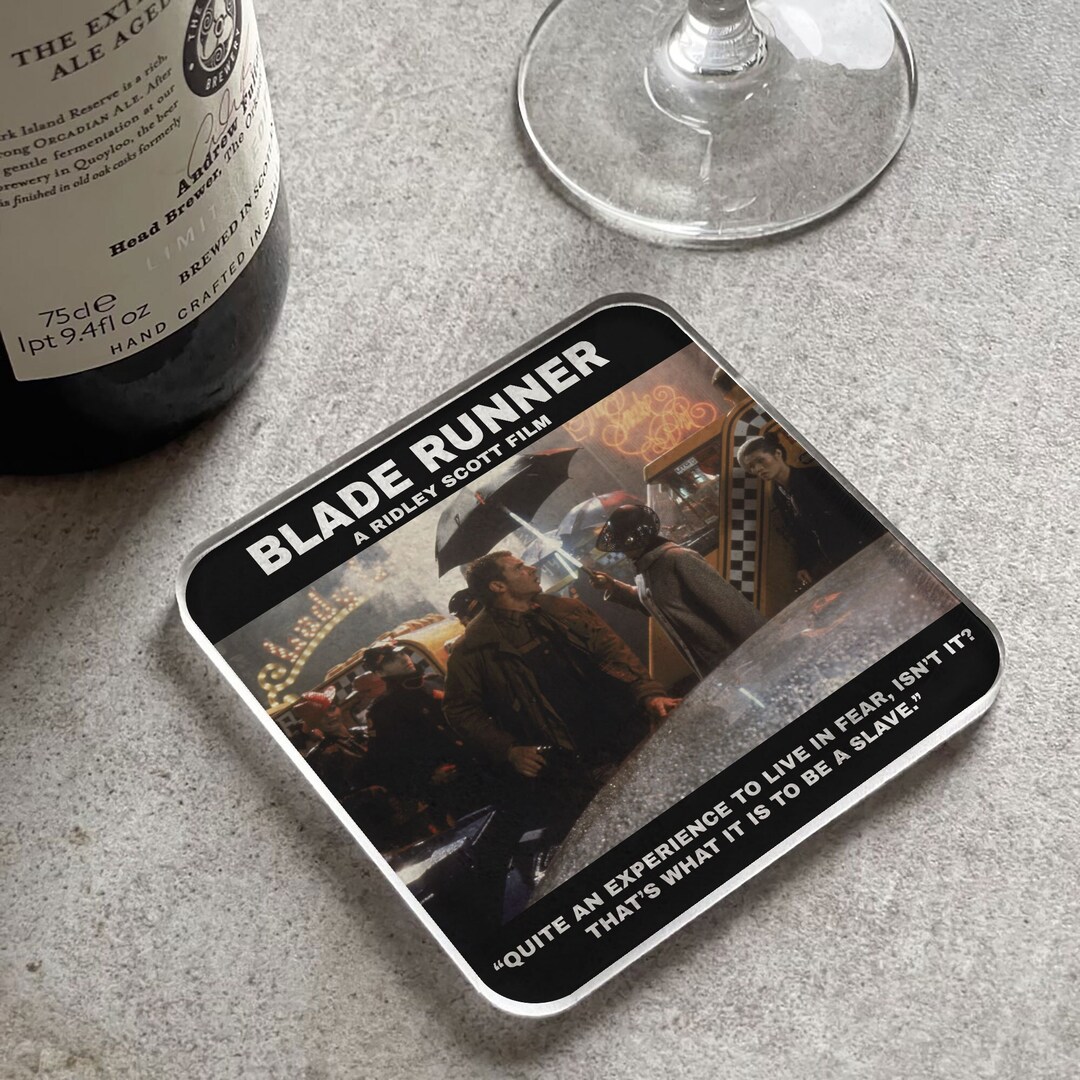 Blade Runner Inspired Movie Film Coaster | Drinks Coasters | Gift for ...