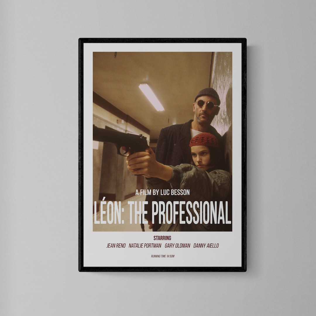 Leon: the Professional Inspired Modern Movie Poster Film Art Wall Art ...