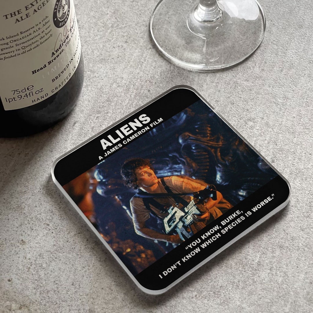 Aliens Inspired Movie Film Coaster | Acrylic Coaster | Gift for Him ...
