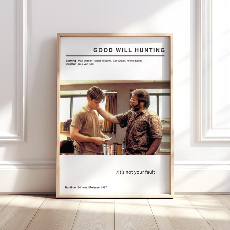 Good Will Hunting Poster - Etsy