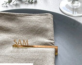 Personalised Napkin Table Place Names Wedding Placenames Wedding Table ...