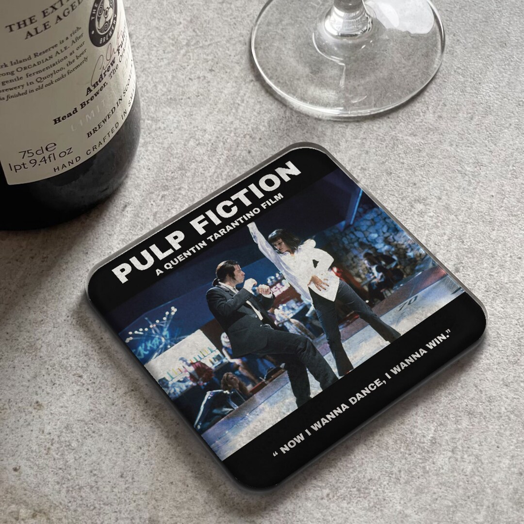 Pulp Fiction Inspired Movie Film Coaster | Drinks Coasters | Gift for ...
