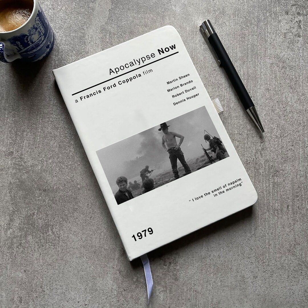 Apocalypse Now Movie Poster Journal Movie Art Notebook Vegan Friendly ...