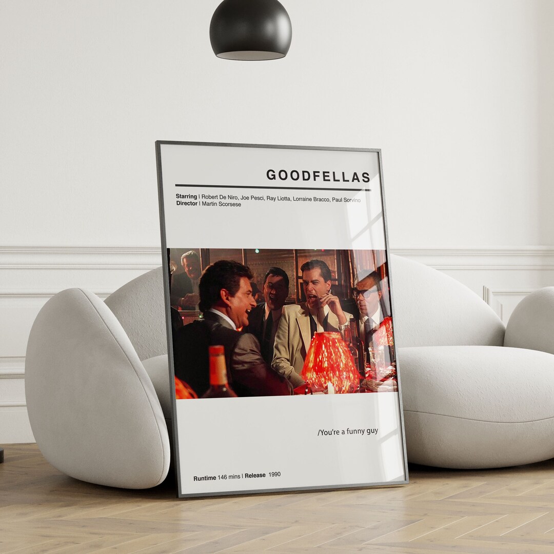 Goodfellas Movie Poster | Film | Prints | Art | Movie Decor | Gifts for ...