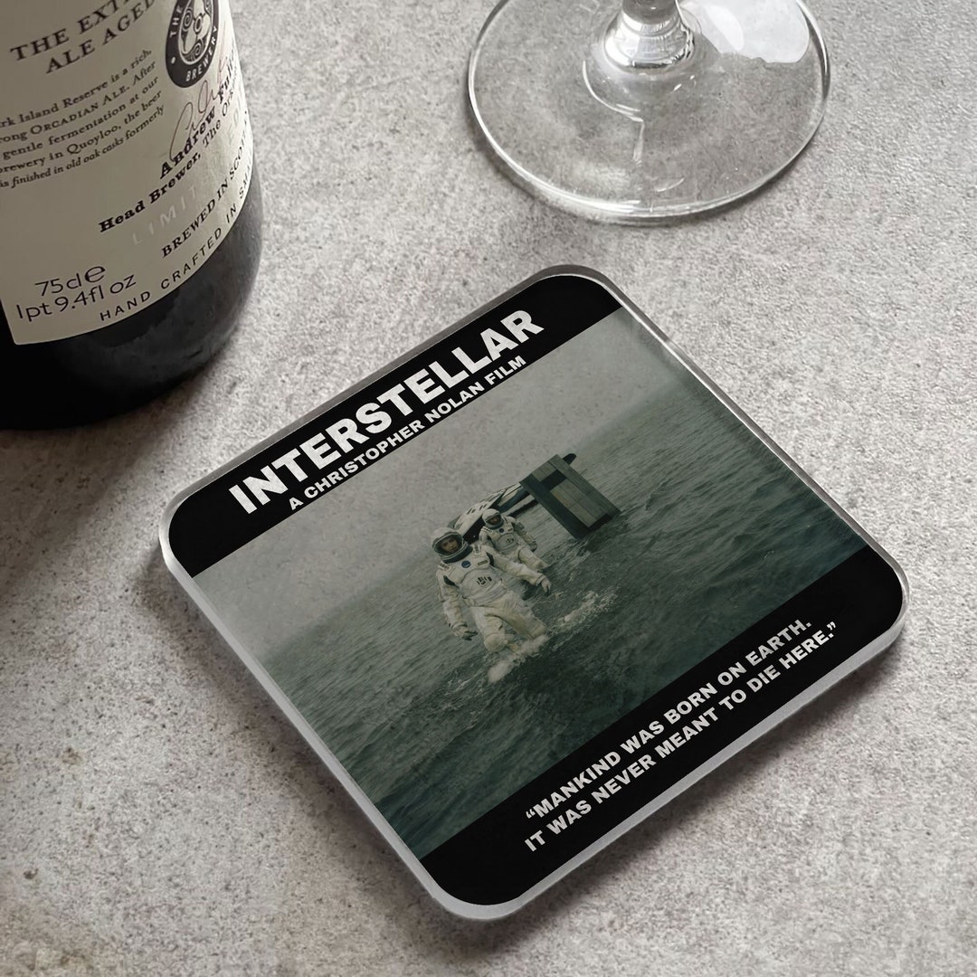 Interstellar Inspired Movie Film Coaster | Drinks Coasters | Gift for ...