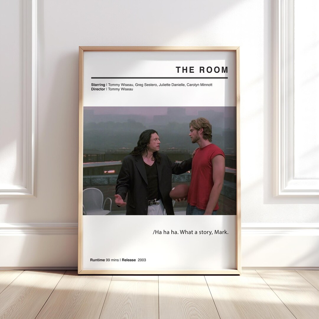 The Room Style Movie Poster | Home Theatre Decor | Cult Films & Movies ...