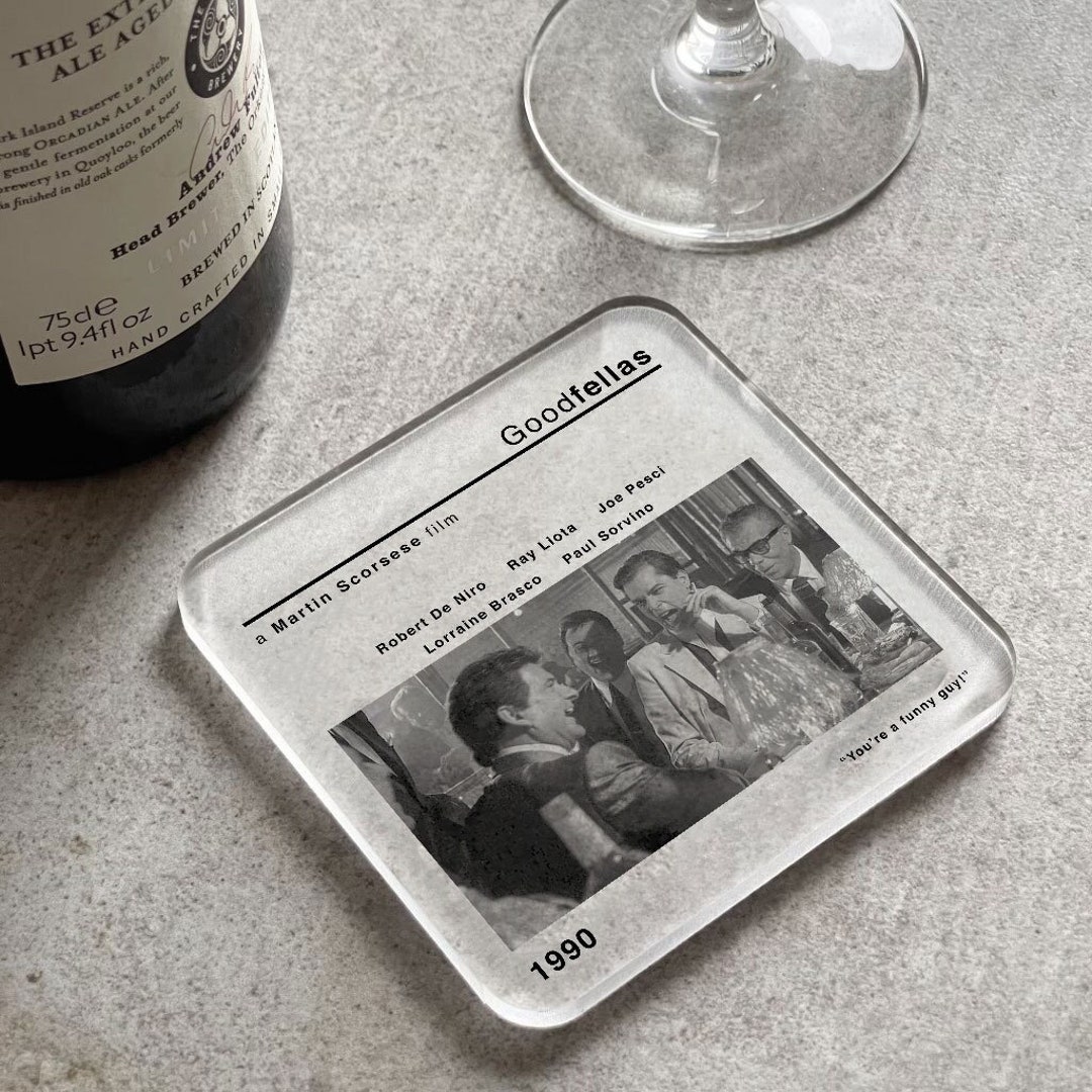 Goodfellas Movie Film Drinks Coaster | Cinema Birthday Gifts for Him ...
