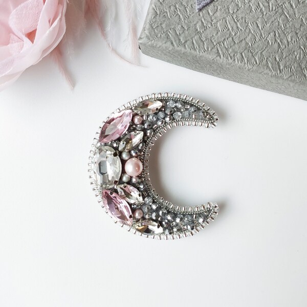 Beaded Brooch - Etsy