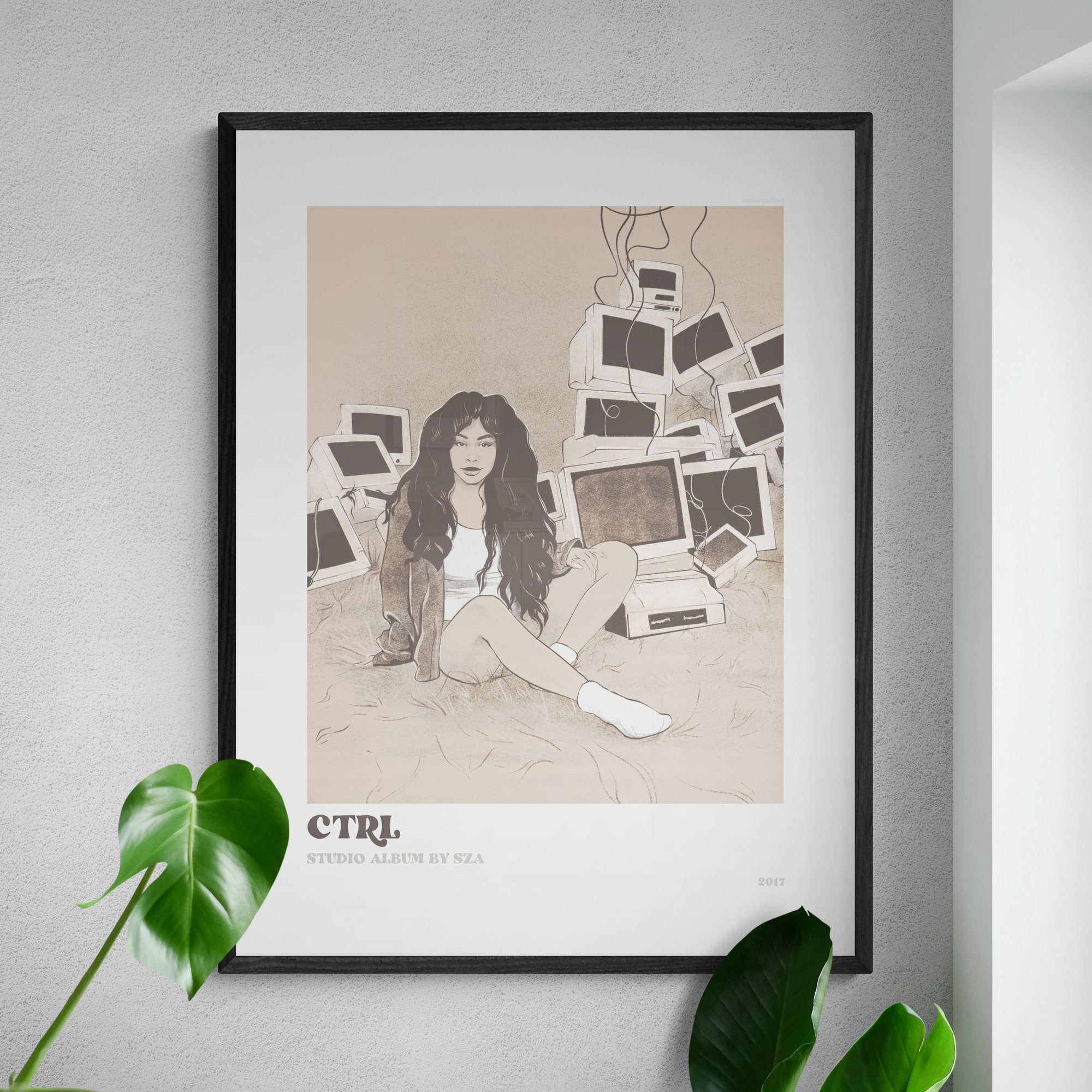 SZA poster with the CTRL album cover R&B, Physical Poster sold by Eoin Ryan | SKU 38738028 | 60% ...